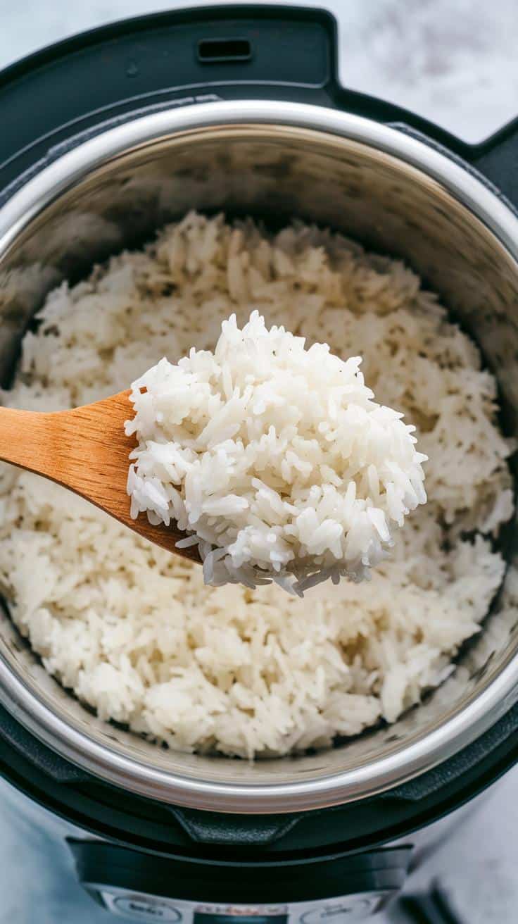 Perfectly Fluffy Instant Pot Rice in Just 10 Minutes!